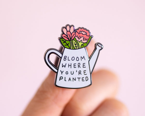 Bloom Enamel Pin – Little Woman Goods